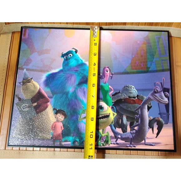 Disney | Toys | Vtg Disney Pixar Monsters Inc Movie Art 1x14 Inverse ...